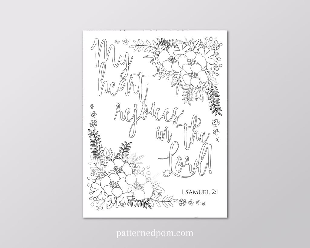 samuel coloring pages from the bible
