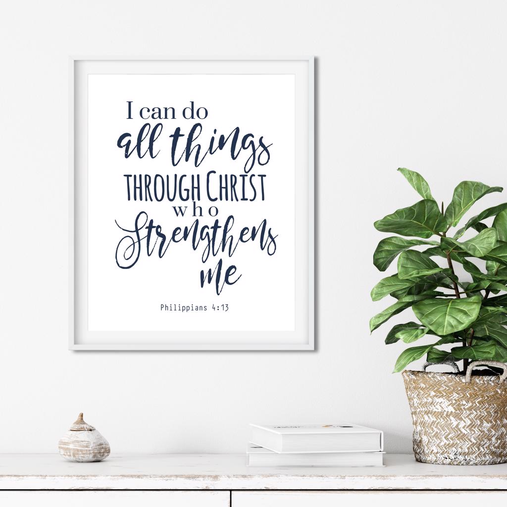 Patterned Pomegranate: Scripture Printable Wall Decor Quote ...